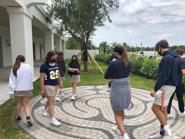 Chelsea™ paver brick labyrinth kits by The Labyrinth Company